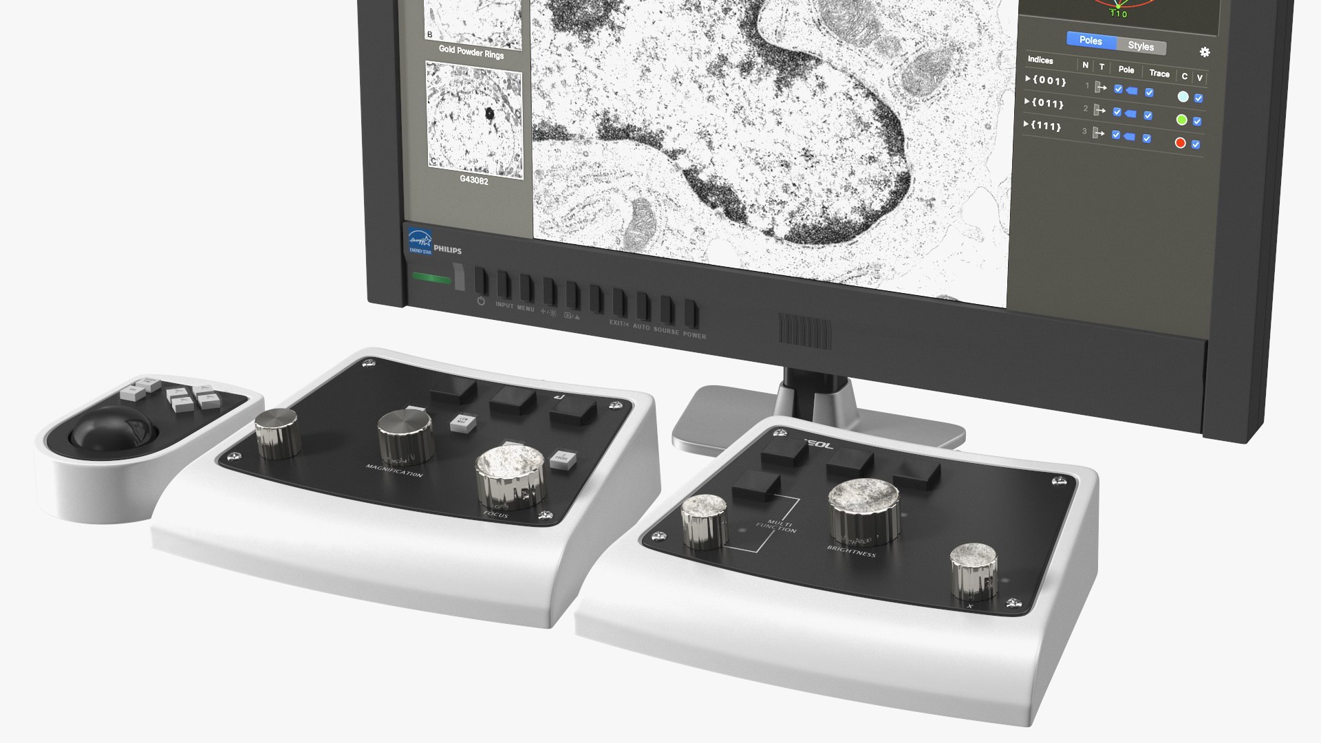 Electron Microscope Monitor With Control Panel 3D model - TurboSquid ...