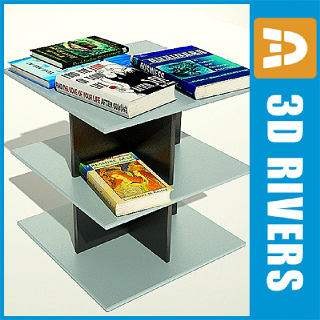 book shelf bookshelf 3d model