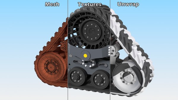 3D Triangle Track Crawler model - TurboSquid 1821797