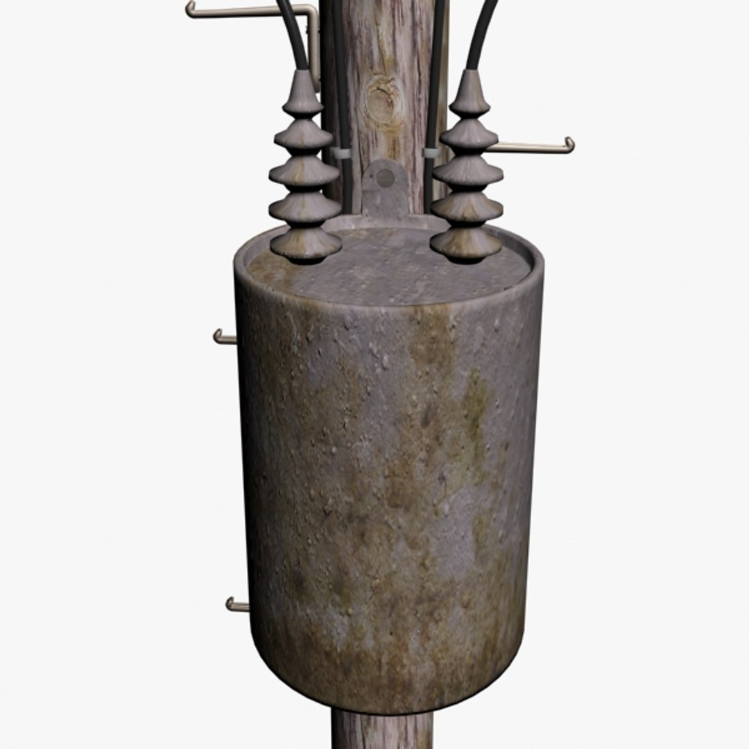 3d Electricity Pole Model