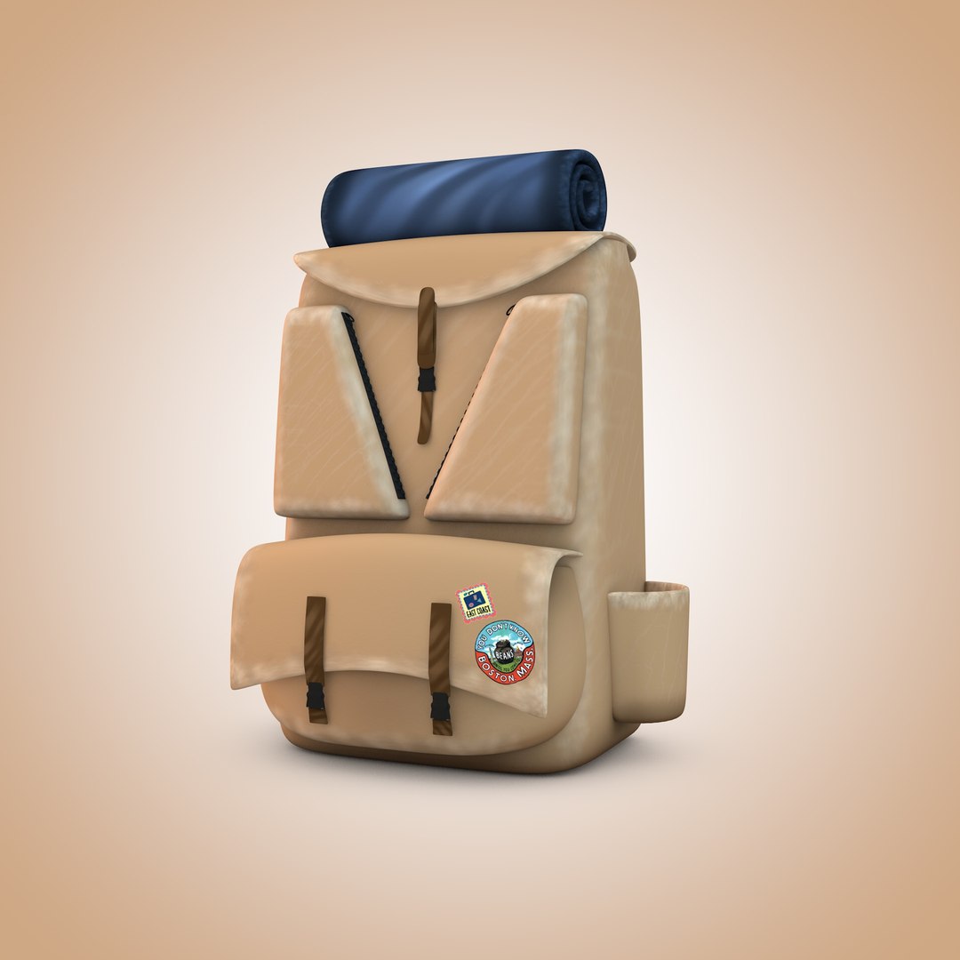 modelo 3d Cartoon Backpack - TurboSquid 1919601