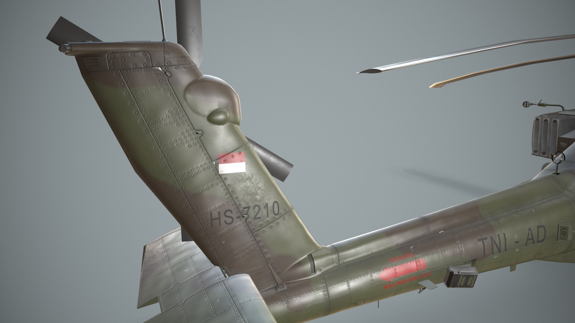 Apache AH-64E Guardian Indonesia Basic Animation 3D model - TurboSquid ...