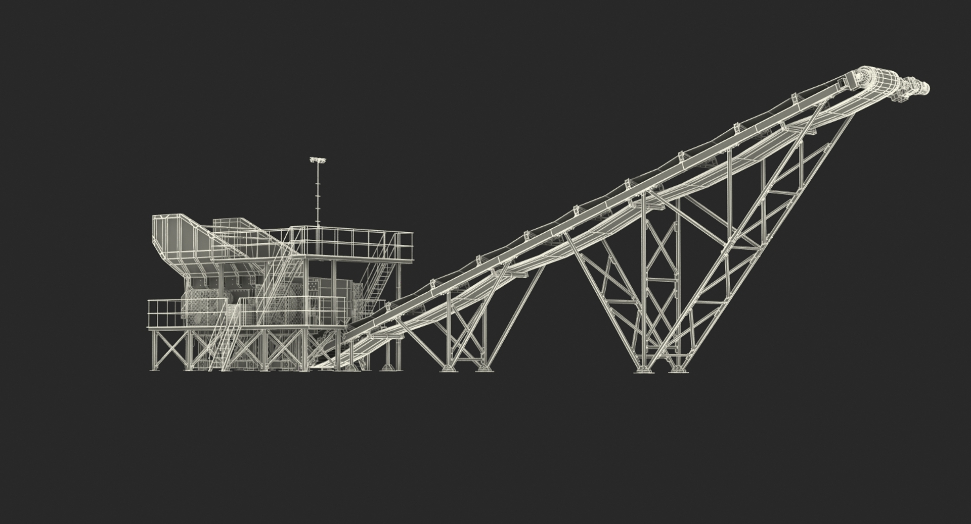 3D Stone Crusher Machine - TurboSquid 1284668