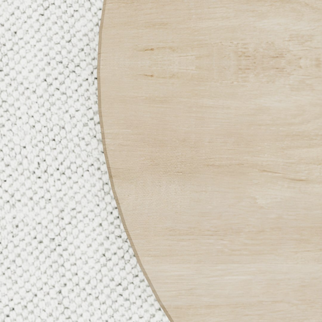 3D Round Coffee Table With Integrated Stool Model - TurboSquid 2267899