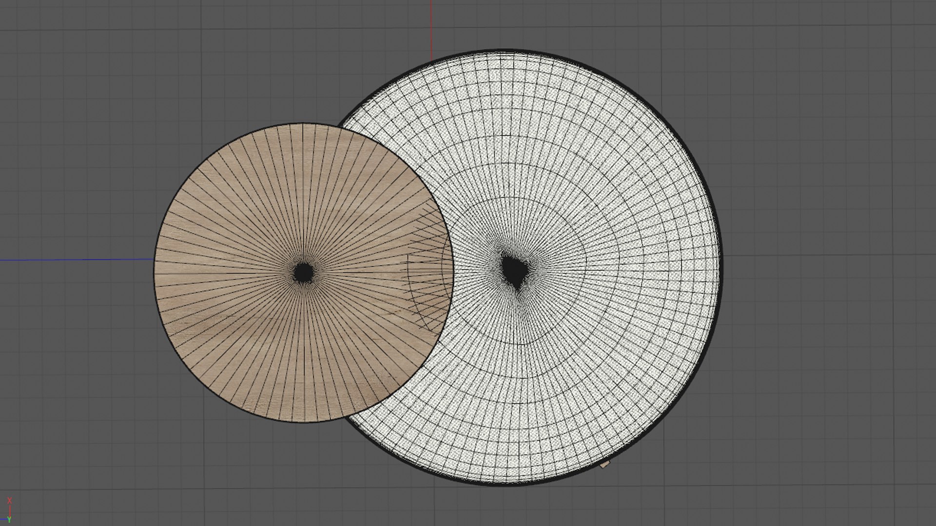 3D Round Coffee Table With Integrated Stool Model - TurboSquid 2267899
