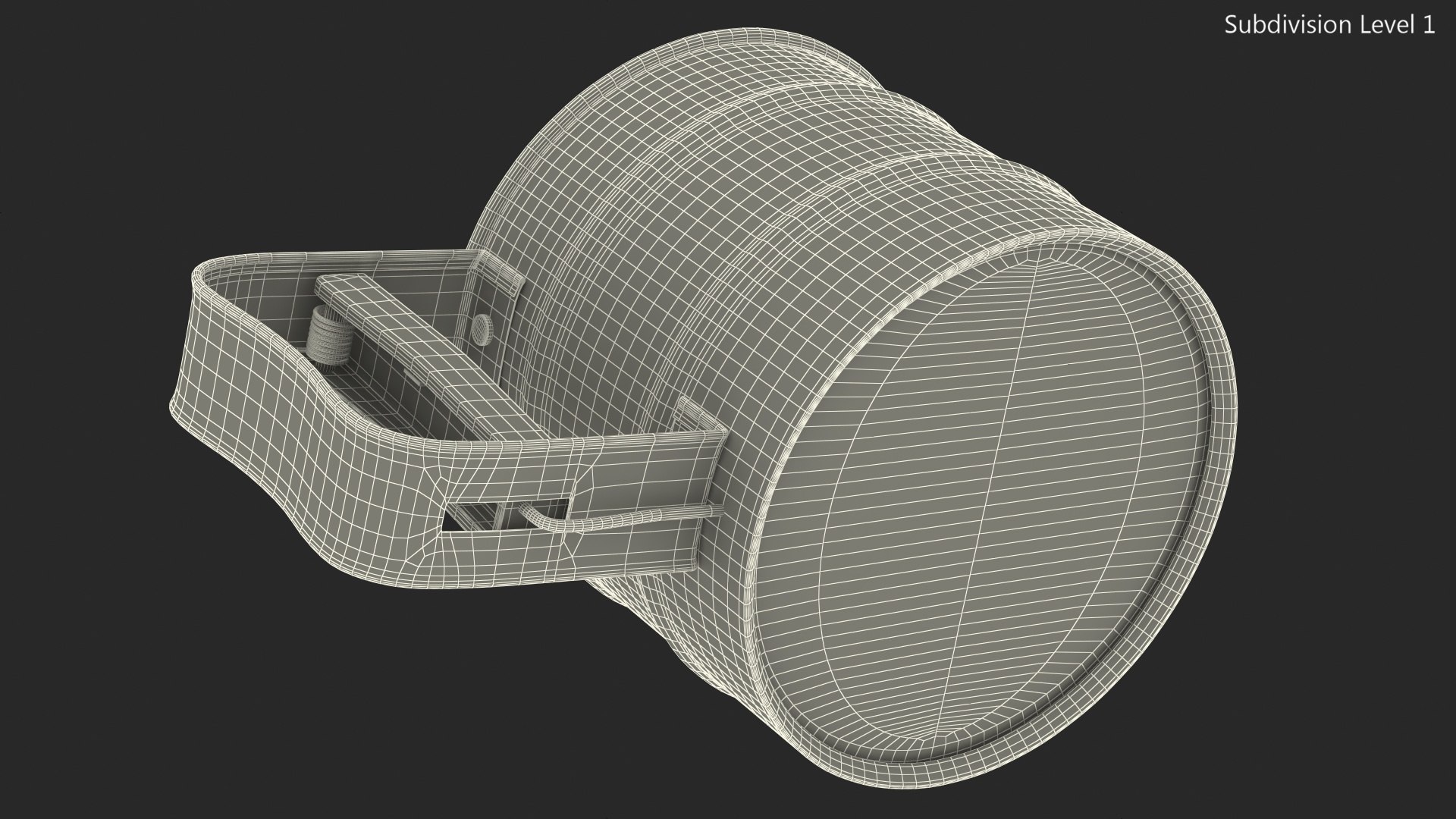 Stainless steel flour sifter 3D model - TurboSquid 1545788