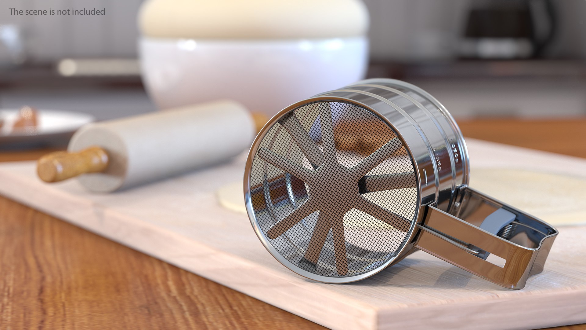 Stainless Steel Flour Sifter 3D Model - TurboSquid 1545788