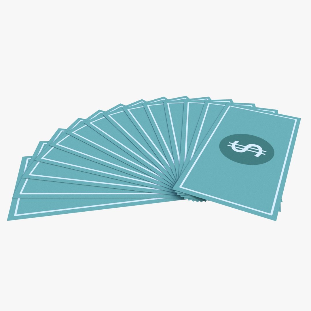 3D Model Cartoon Money - TurboSquid 1518792