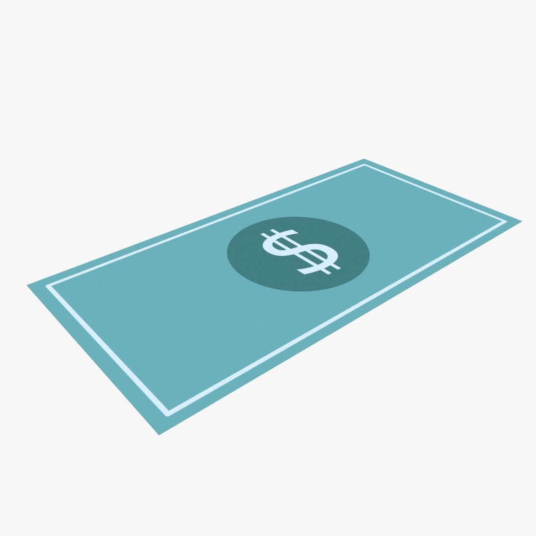 3D Model Cartoon Money - TurboSquid 1518792