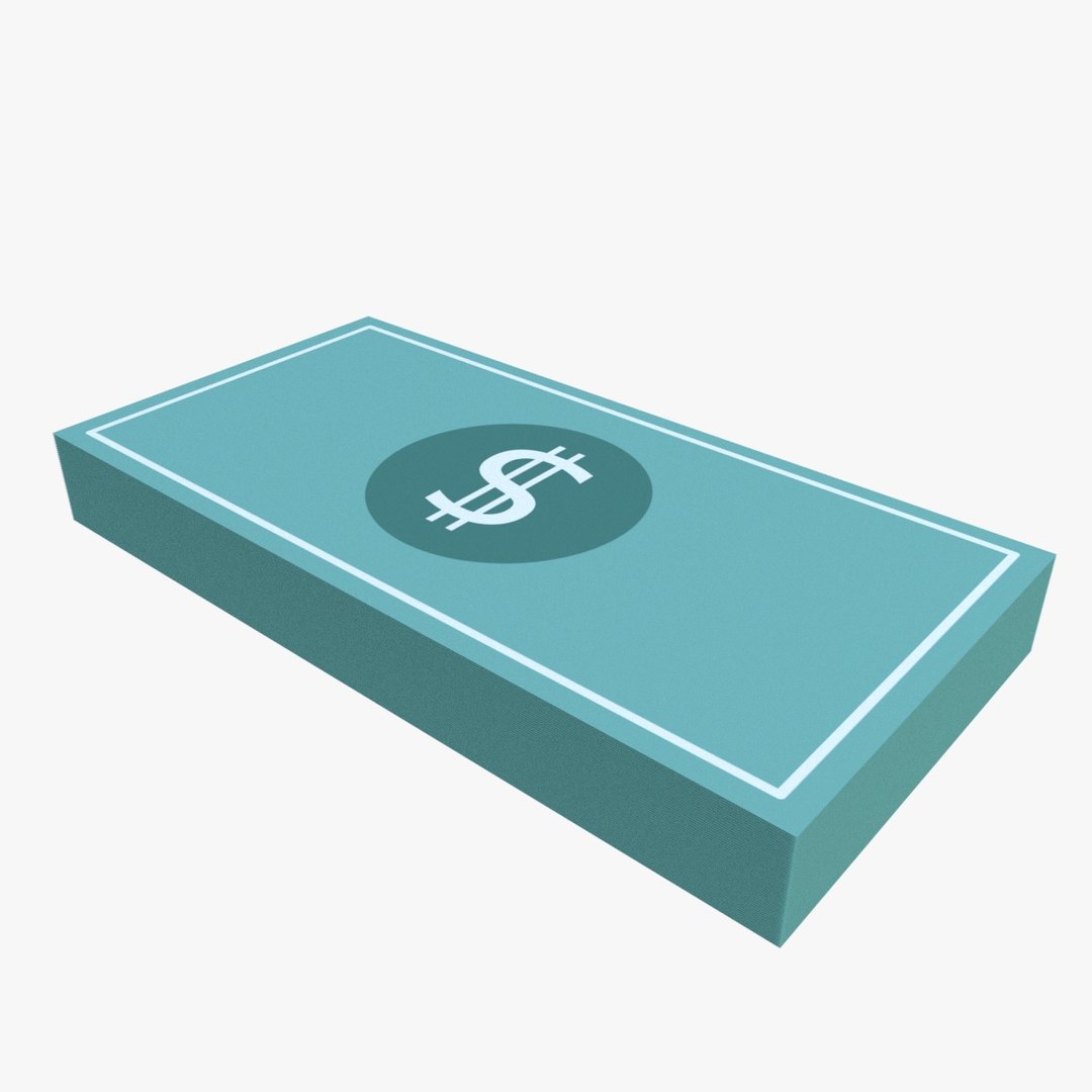 3D Model Cartoon Money - TurboSquid 1518792