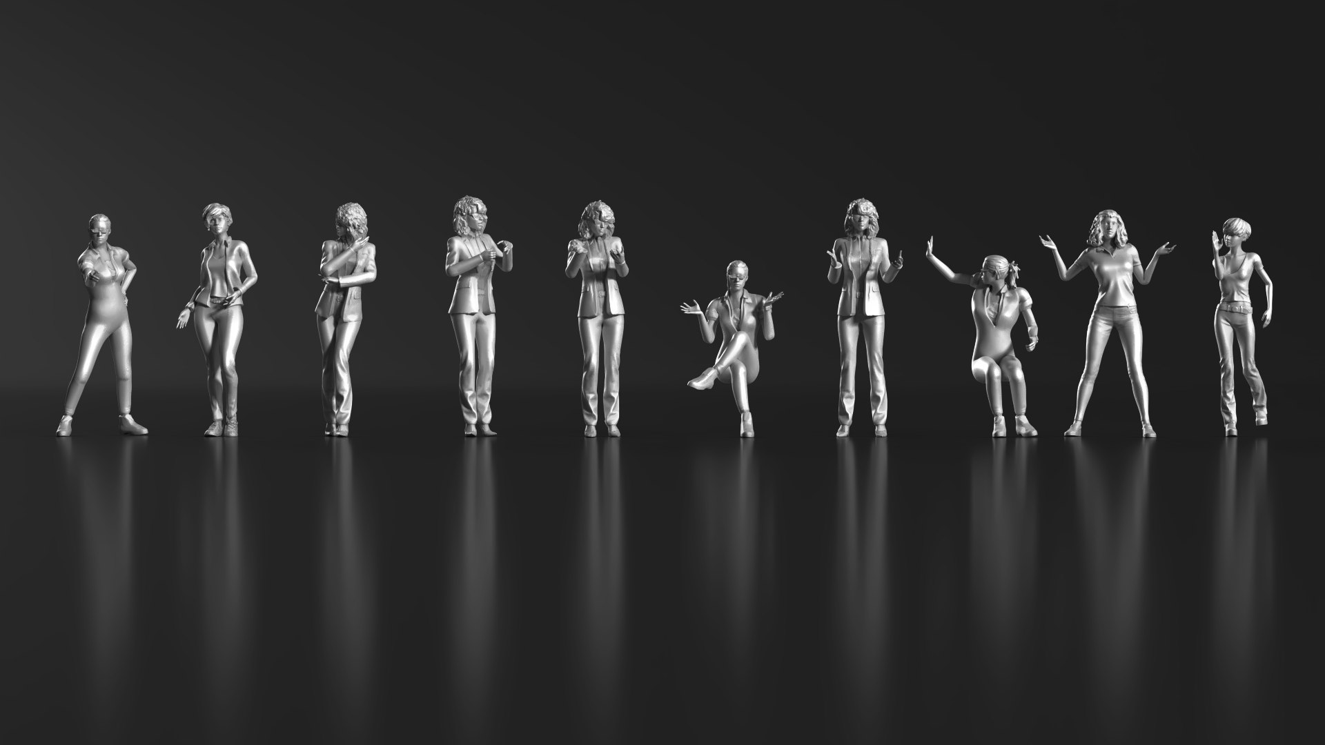 3D HD People 15 Talking - TurboSquid 2103671