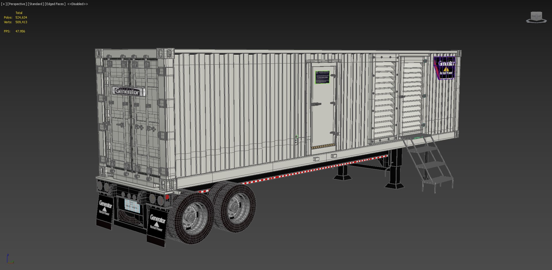 3D Model Mobile Generator Rental - TurboSquid 1636632
