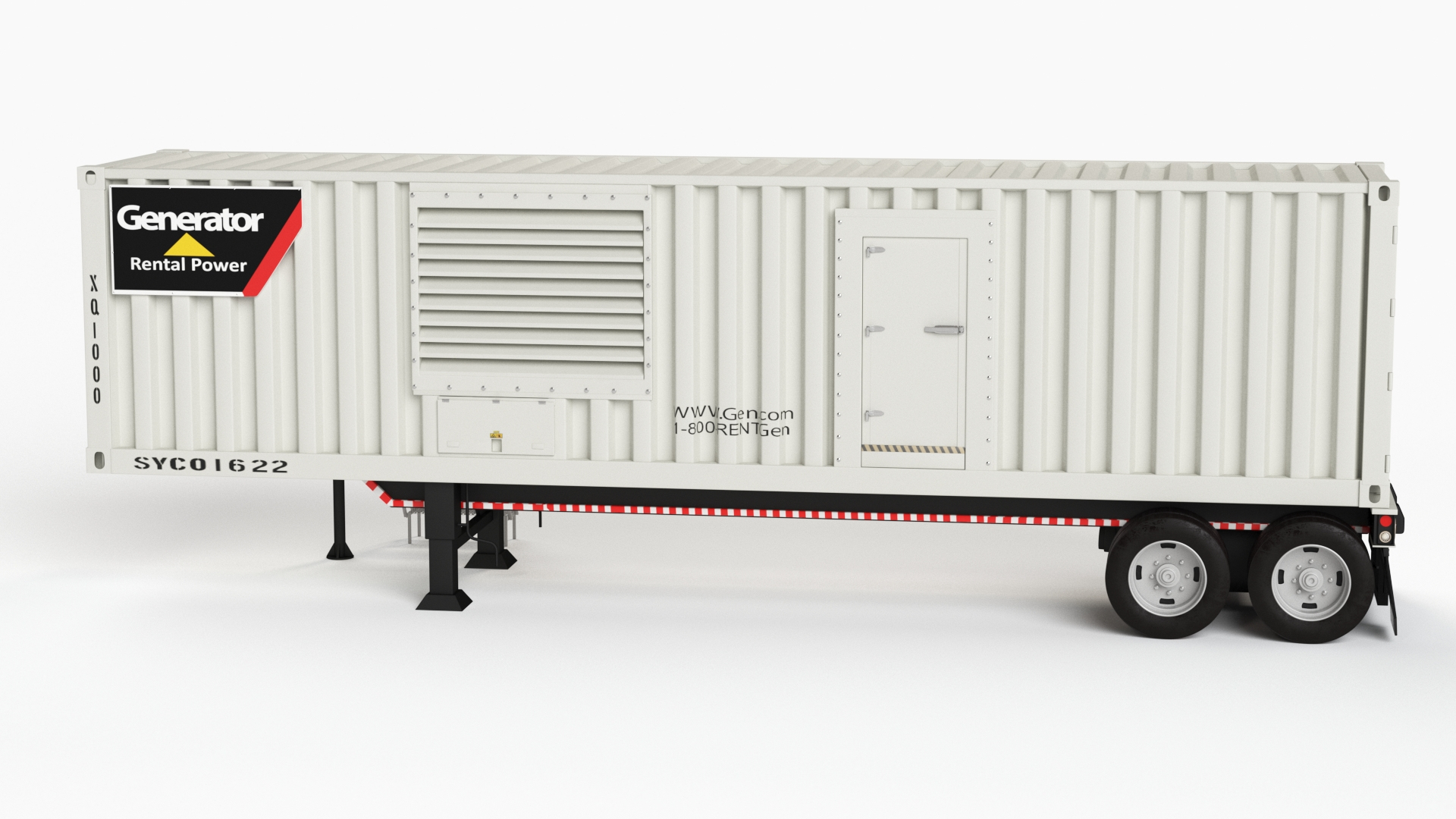 3D Model Mobile Generator Rental - TurboSquid 1636632