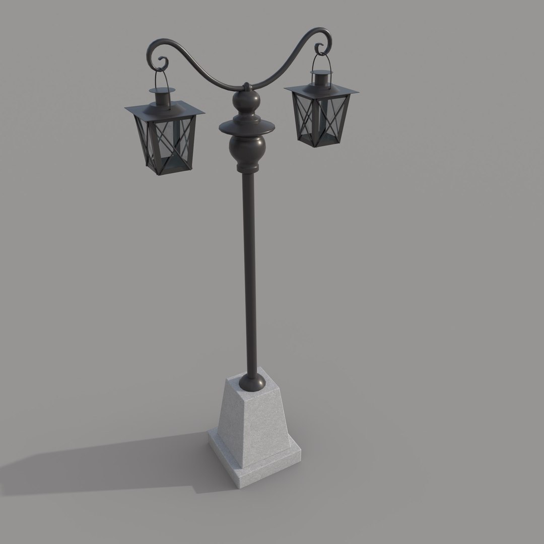 3D Street Lamp - TurboSquid 2252814