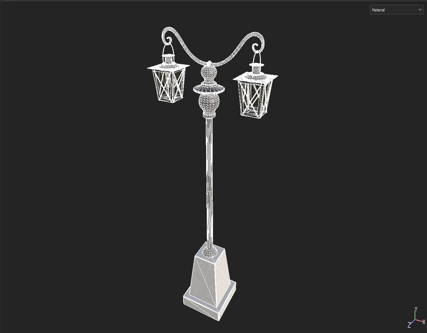 3D Street Lamp - TurboSquid 2252814