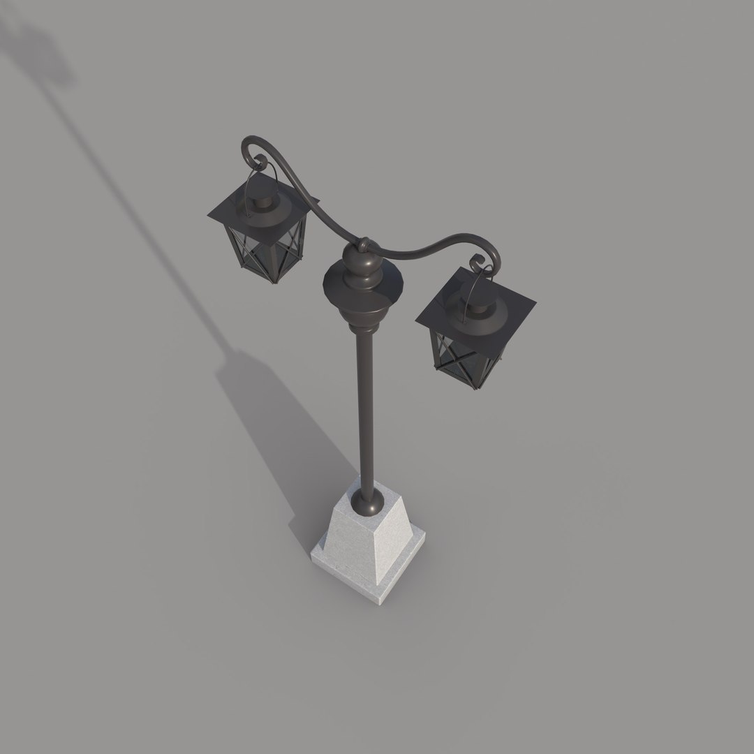 3D Street Lamp - TurboSquid 2252814