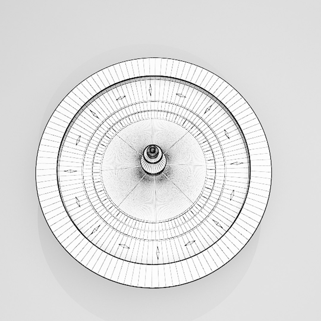 roulette wheel 2 american 3d model