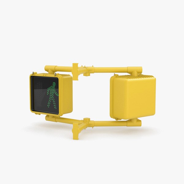 Walk Signal Double model - TurboSquid 1792716