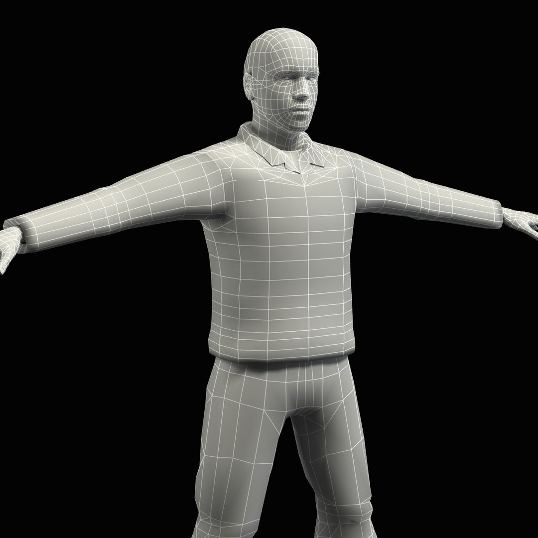 3d model prison inmate