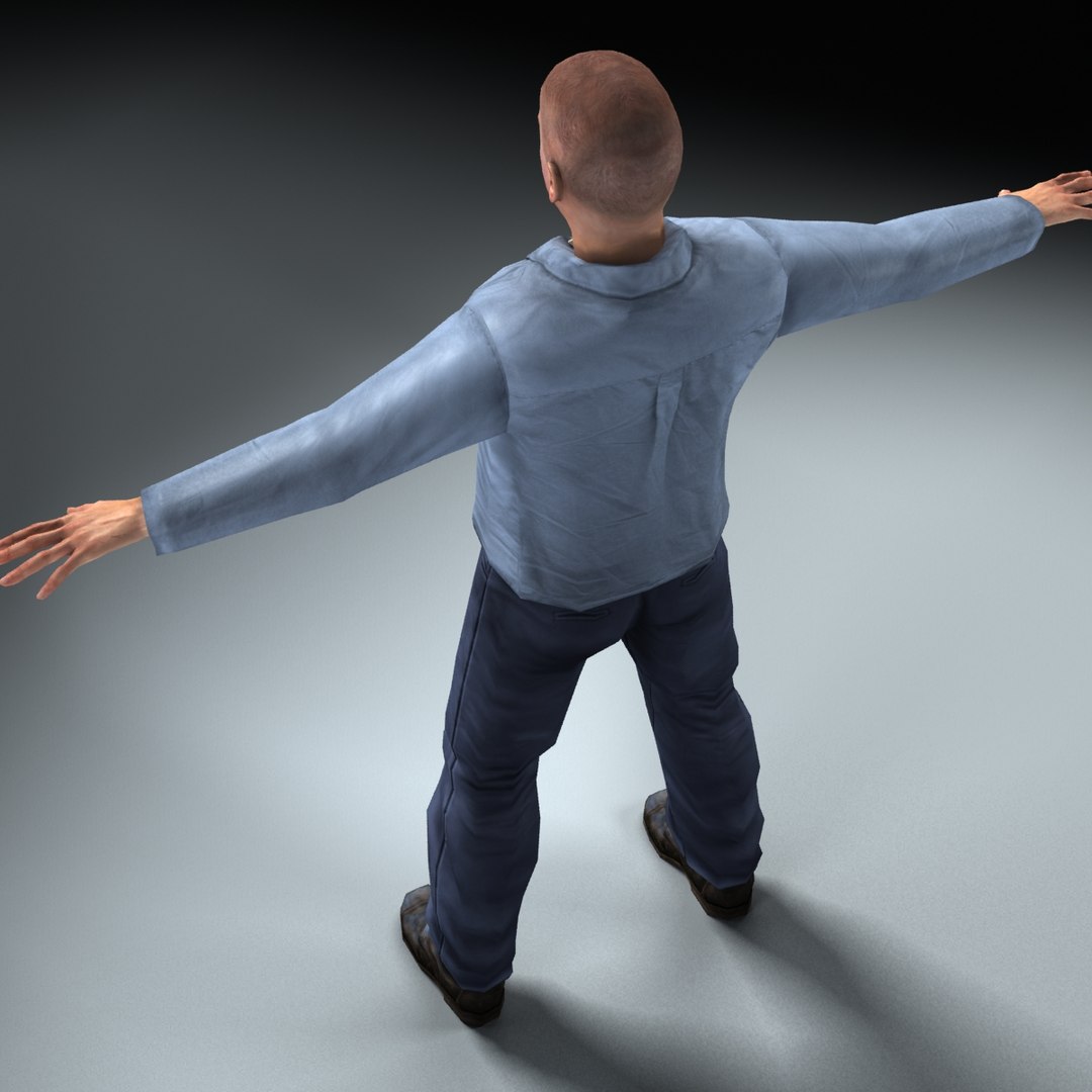 3d Model Prison Inmate
