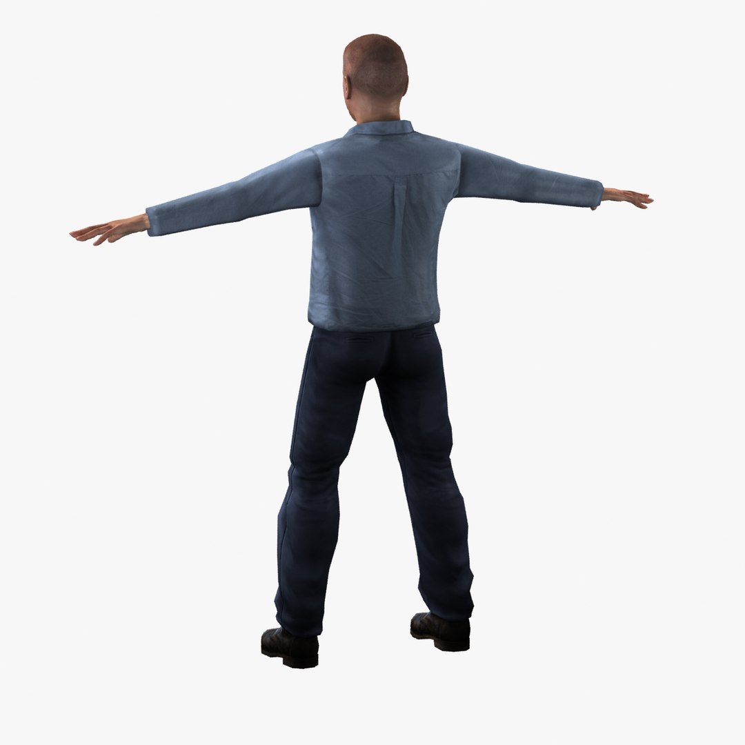 3d Model Prison Inmate