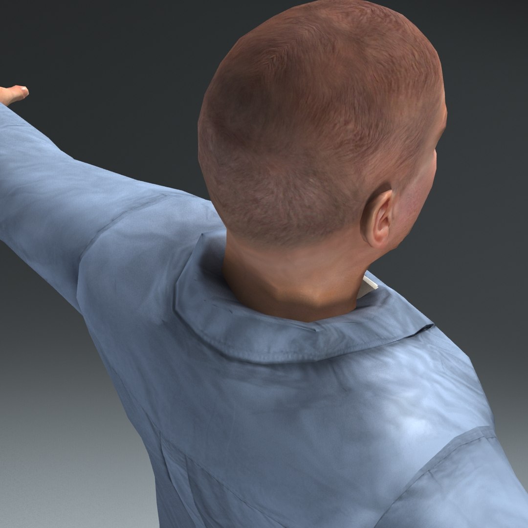 3d model prison inmate