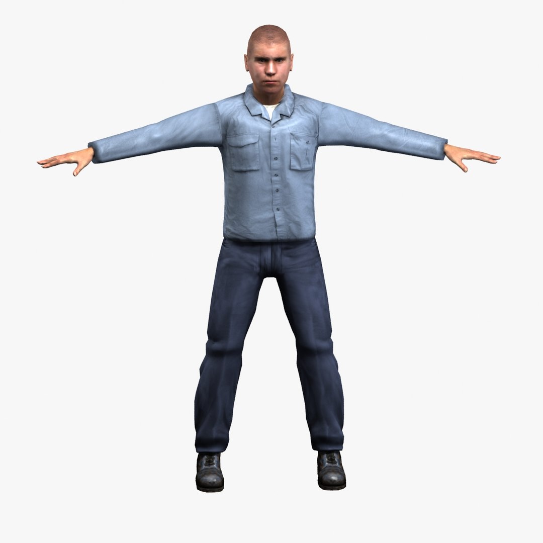 3d Model Prison Inmate