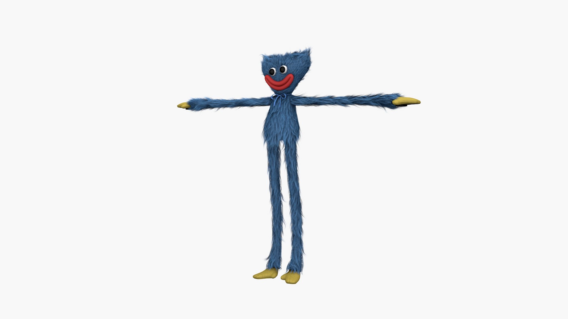 3D Huggy Wuggy - TurboSquid 1838220