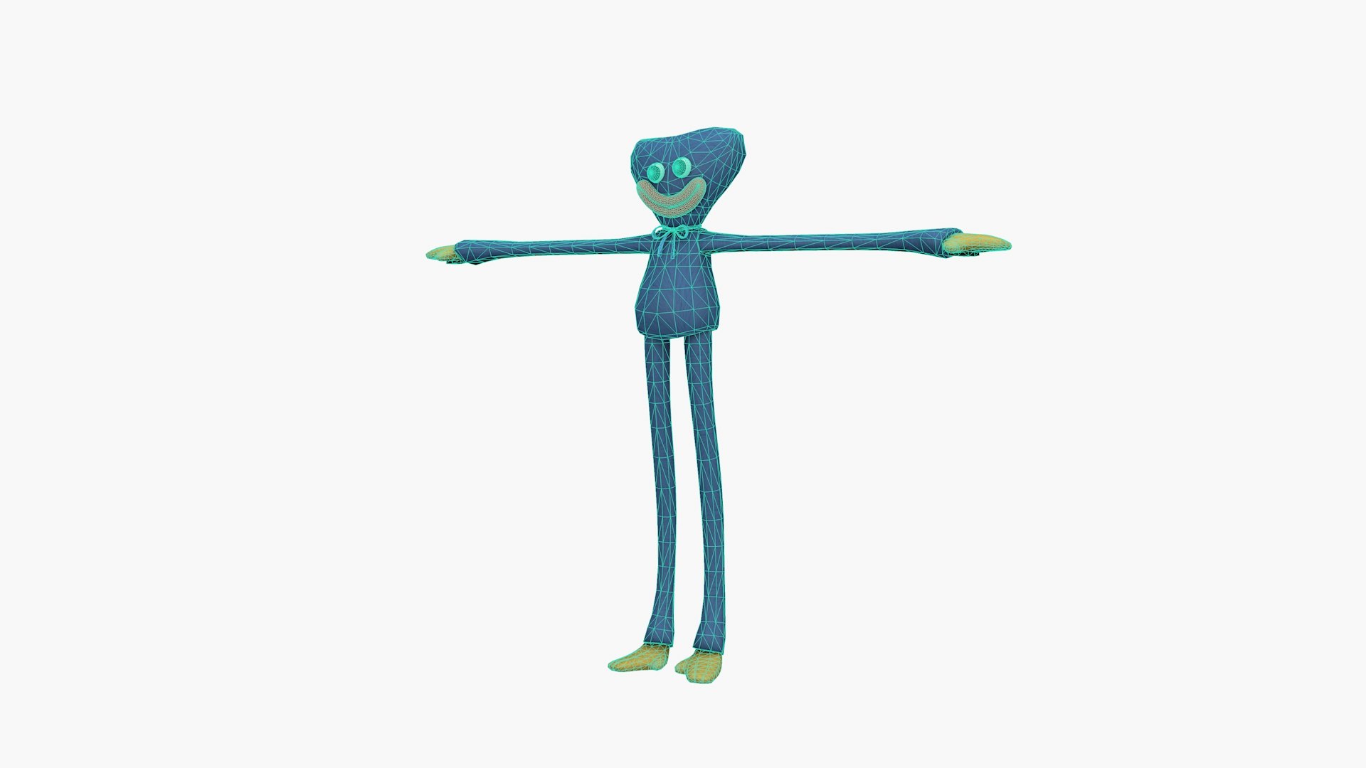 3D Huggy Wuggy - TurboSquid 1838220