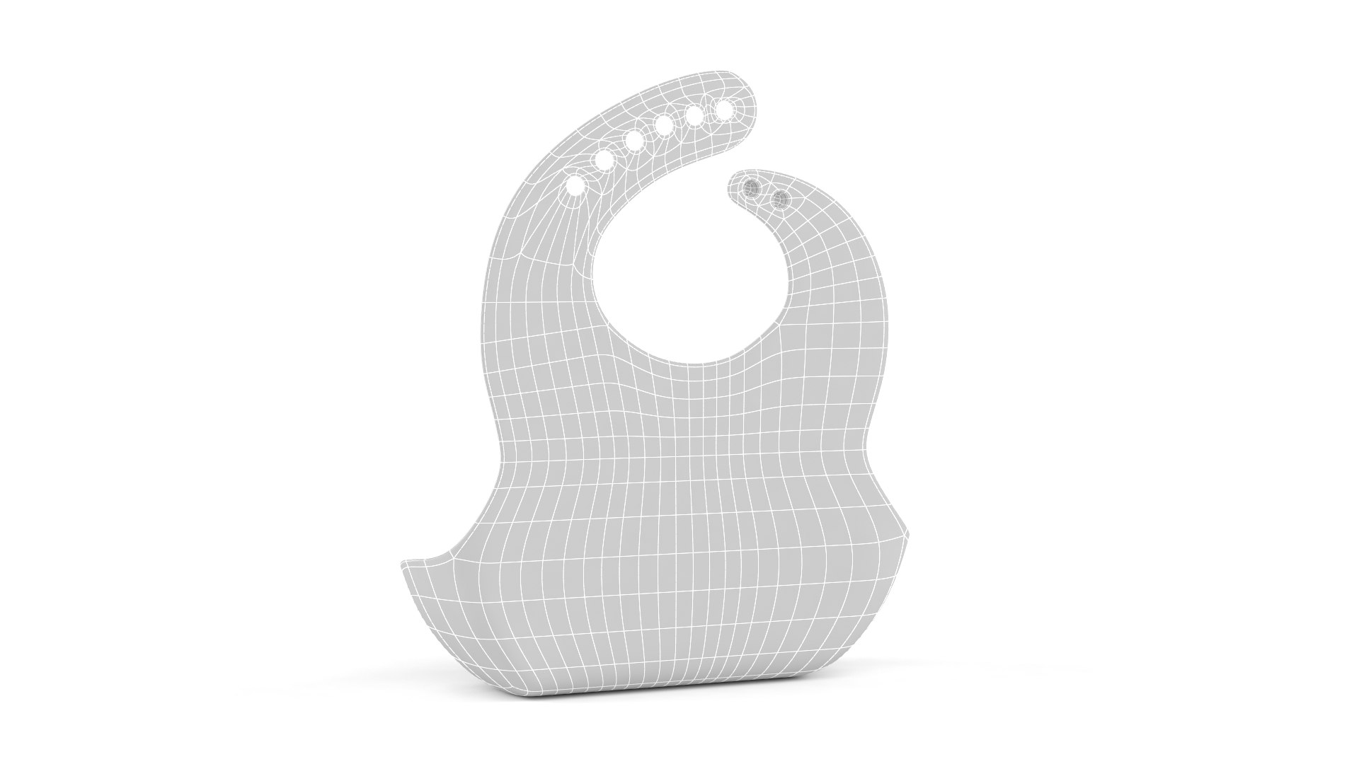 3D Silicone Bib Model - TurboSquid 1904891