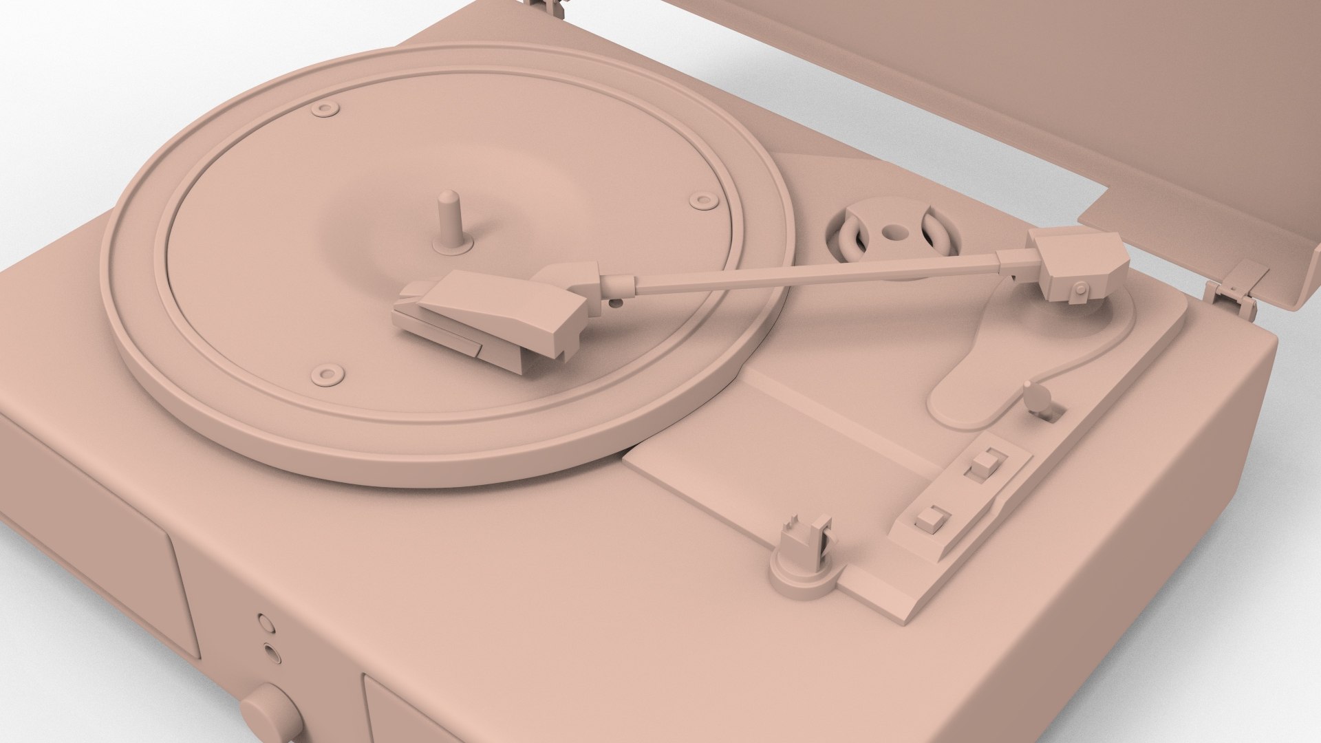 3D Record Player Model - TurboSquid 2125620