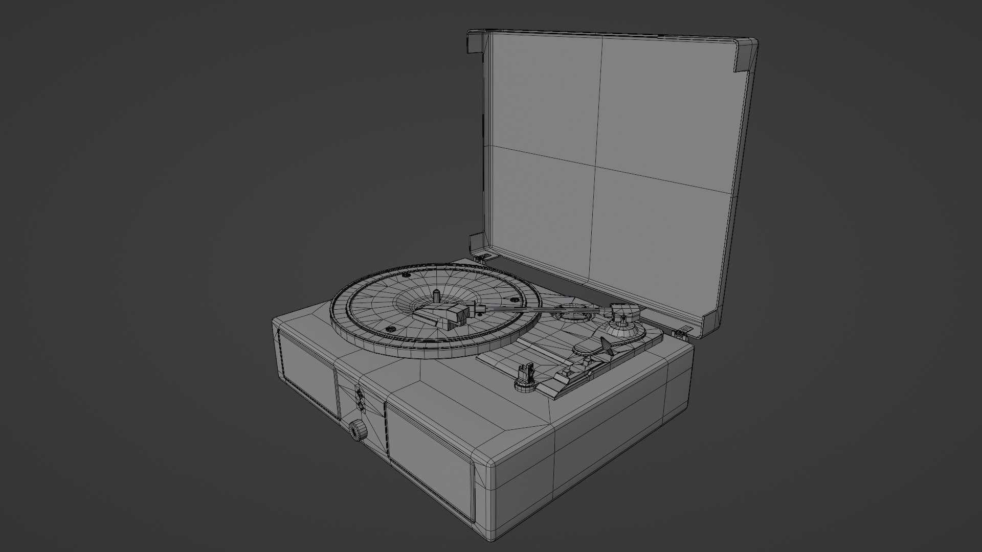 3D Record Player Model - TurboSquid 2125620