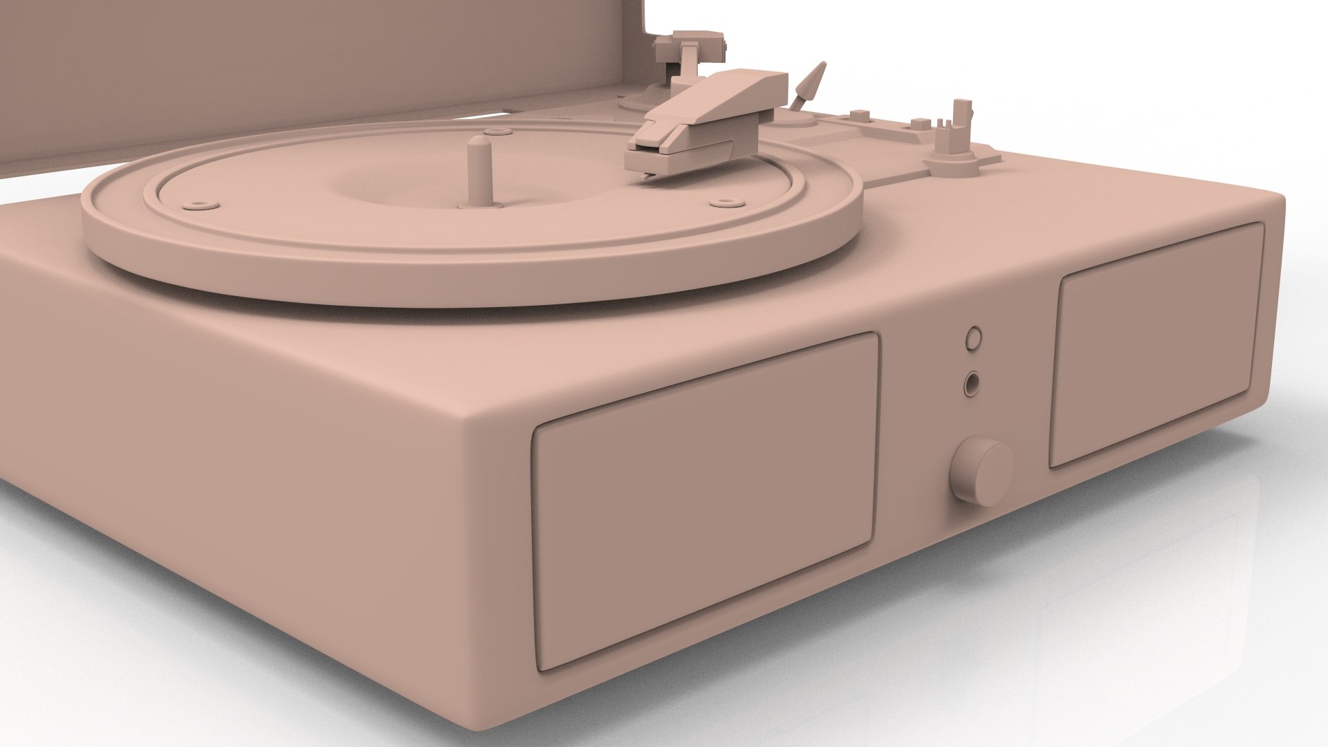 3D Record Player Model - TurboSquid 2125620