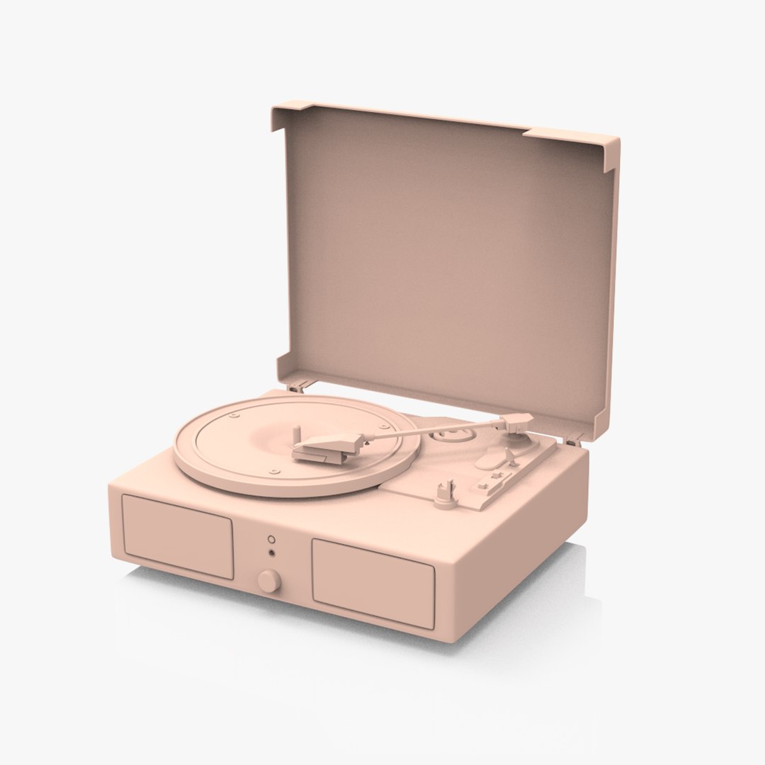3D Record Player Model - TurboSquid 2125620