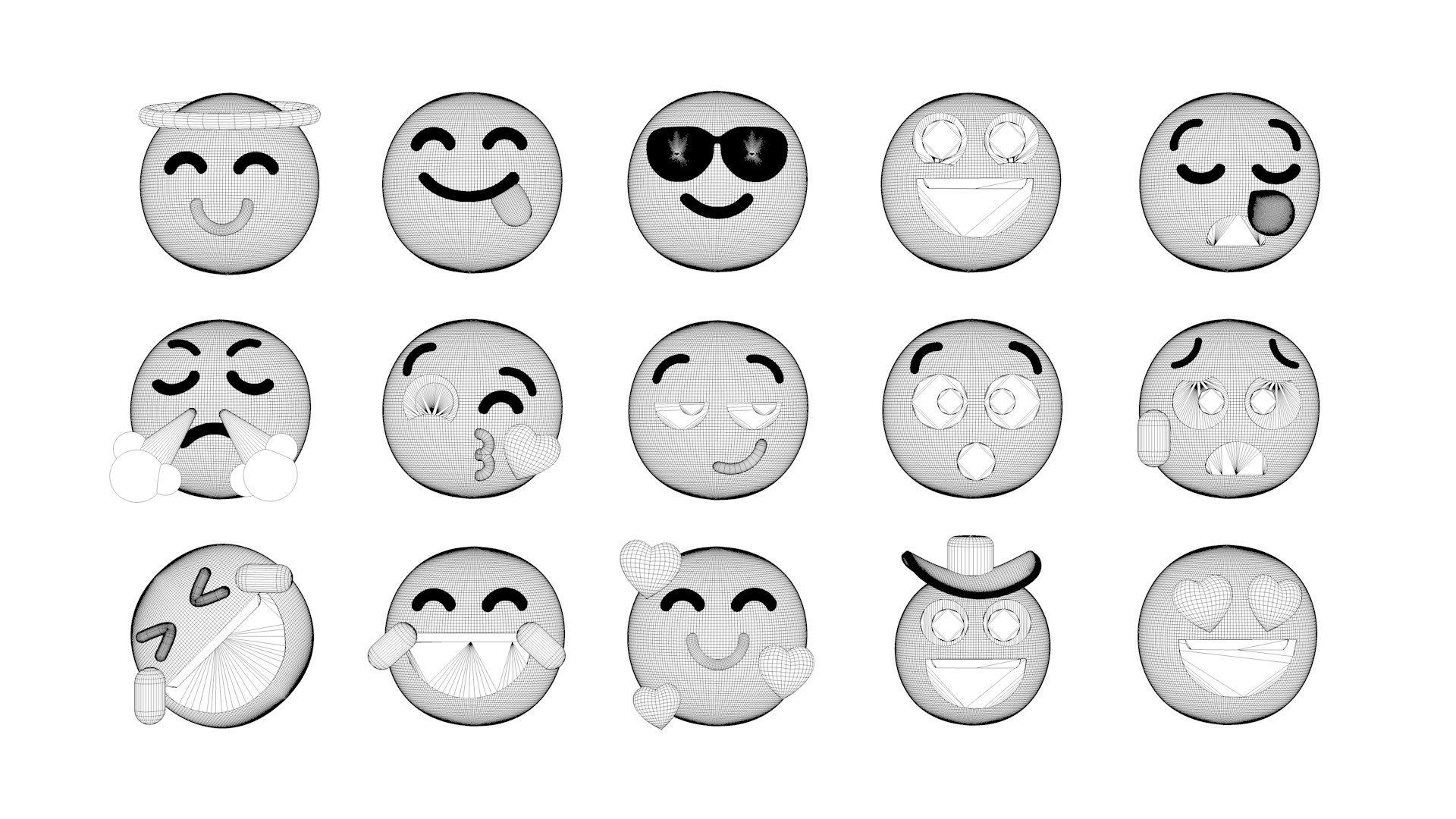 3D Model Emoji Pack - TurboSquid 2359108