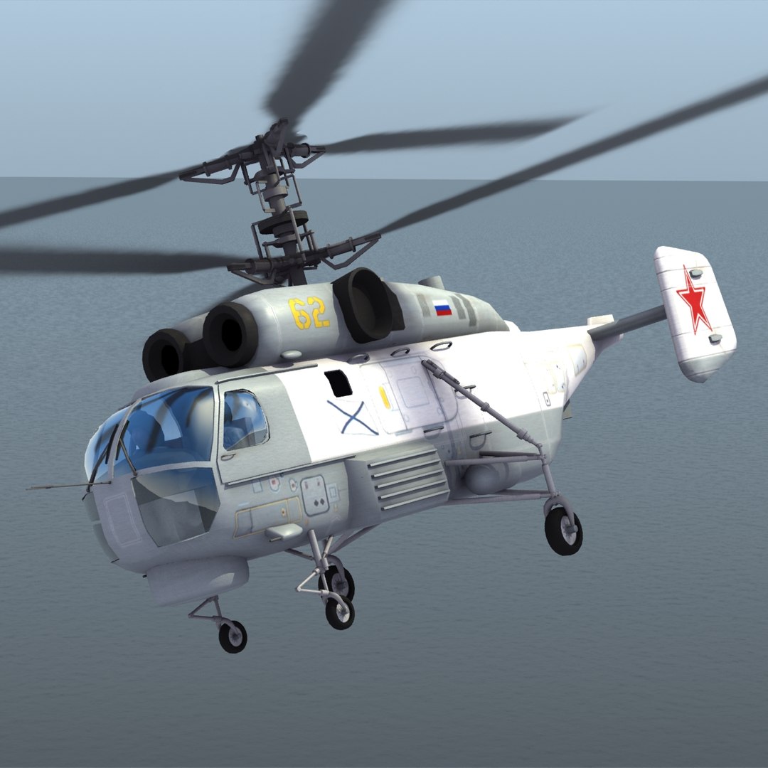 Dwg Kamov Ka-27 Helix Helicopter