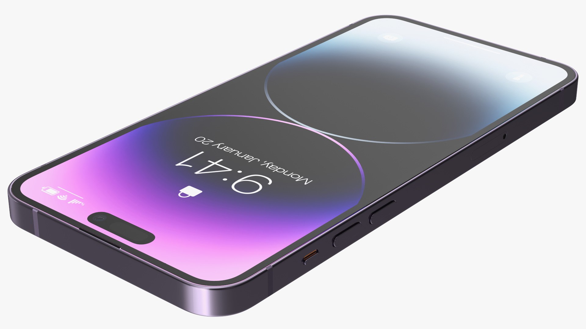 Apple IPhone 14 Pro Max Deep Purple 3D - TurboSquid 1981730