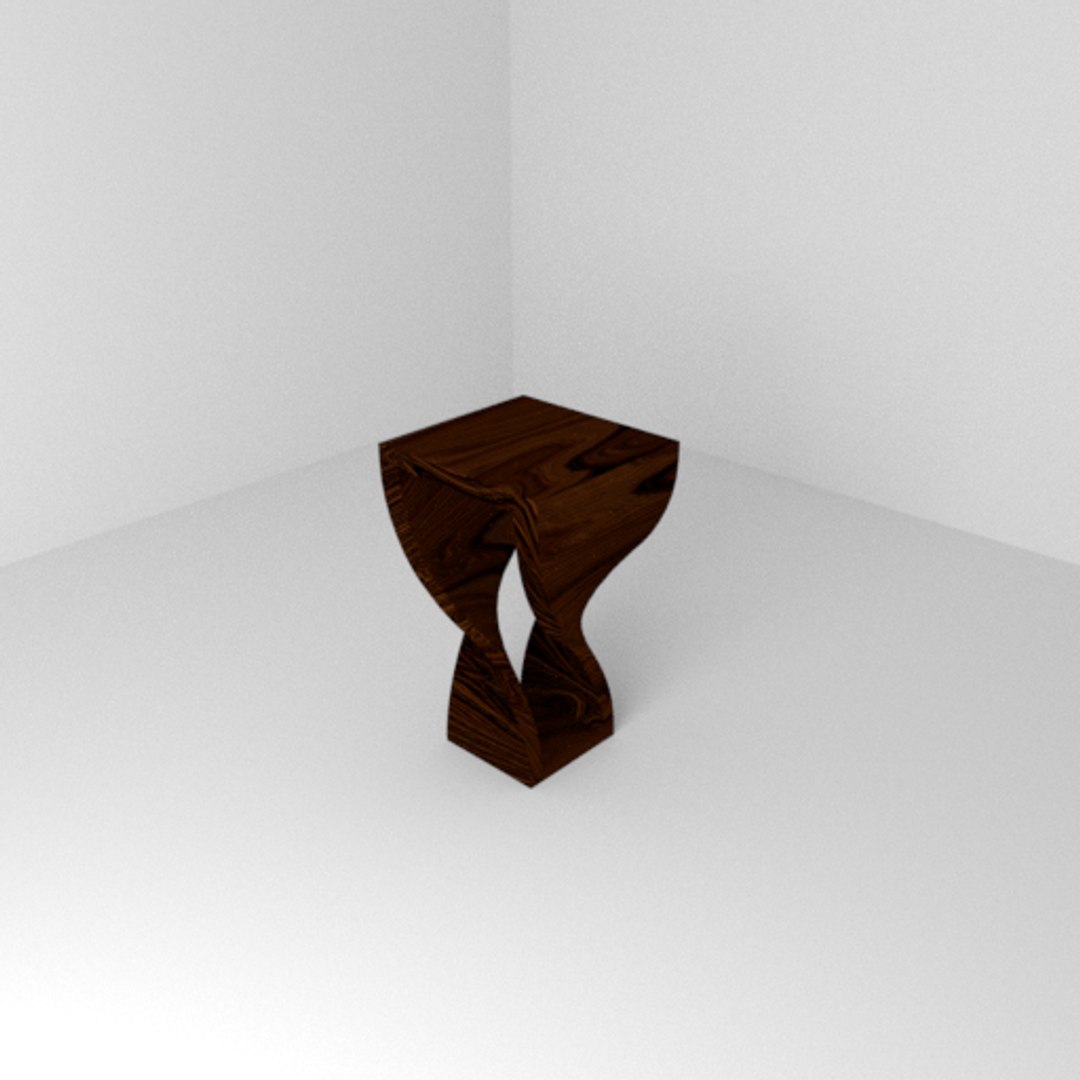 Free 3ds Model Twisted Table