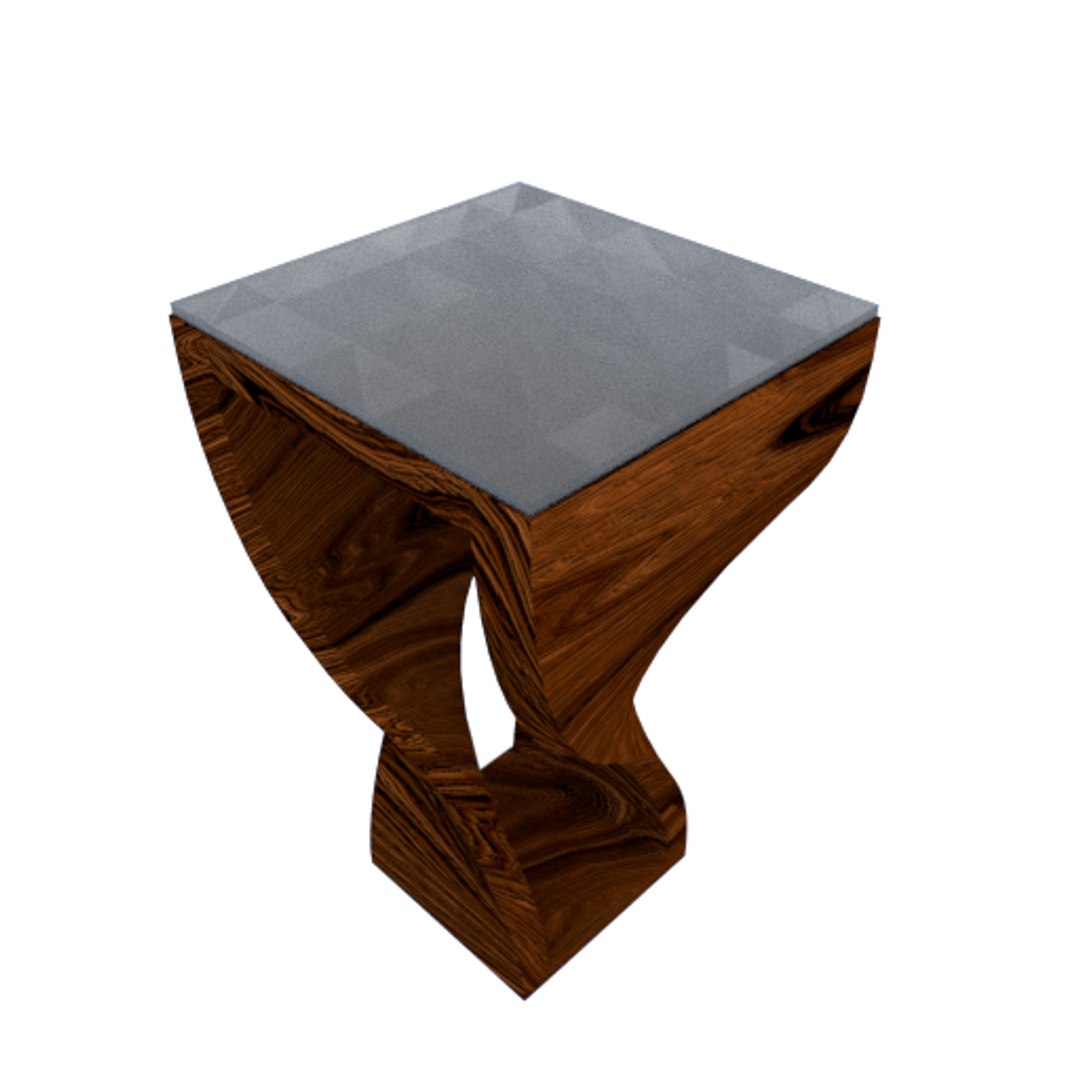 Free 3ds Model Twisted Table
