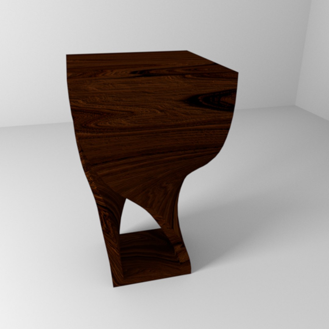 Free 3ds Model Twisted Table