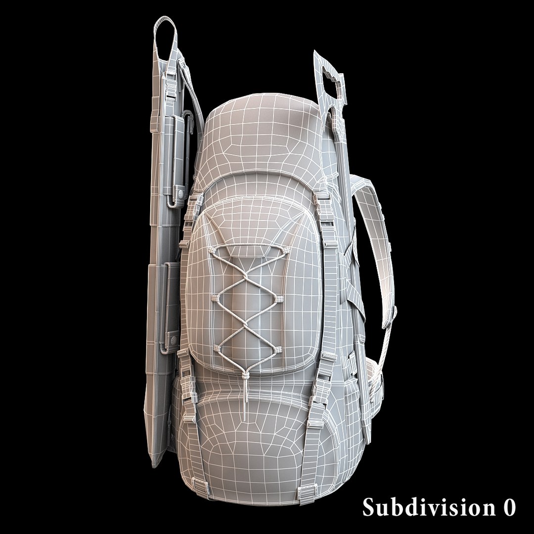 Survivor S Backpack 3d Max