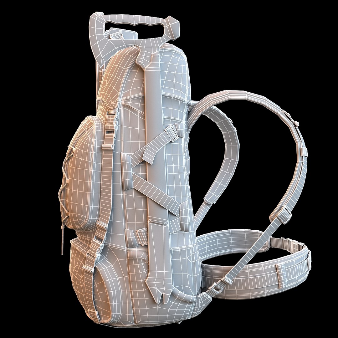 survivor s backpack 3d max
