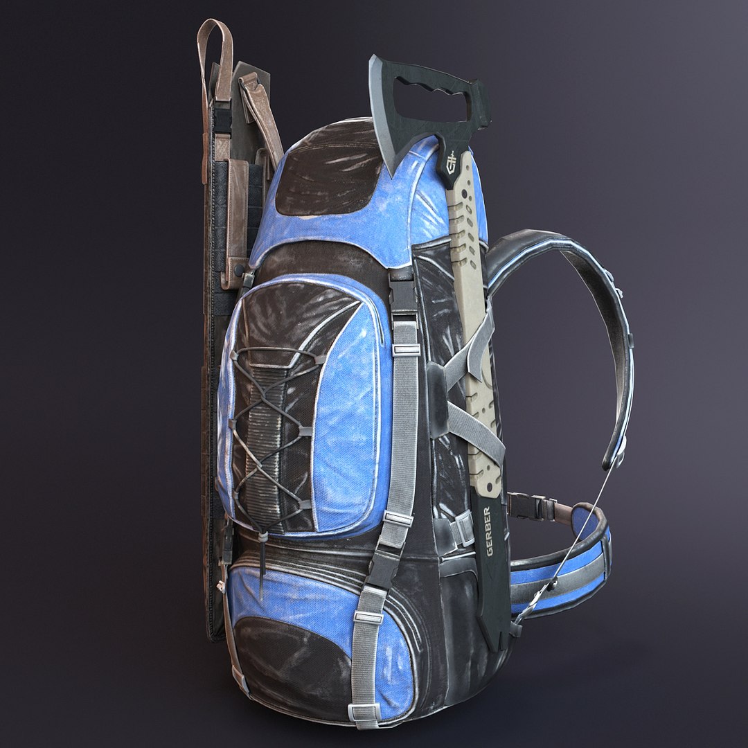 Survivor S Backpack 3d Max