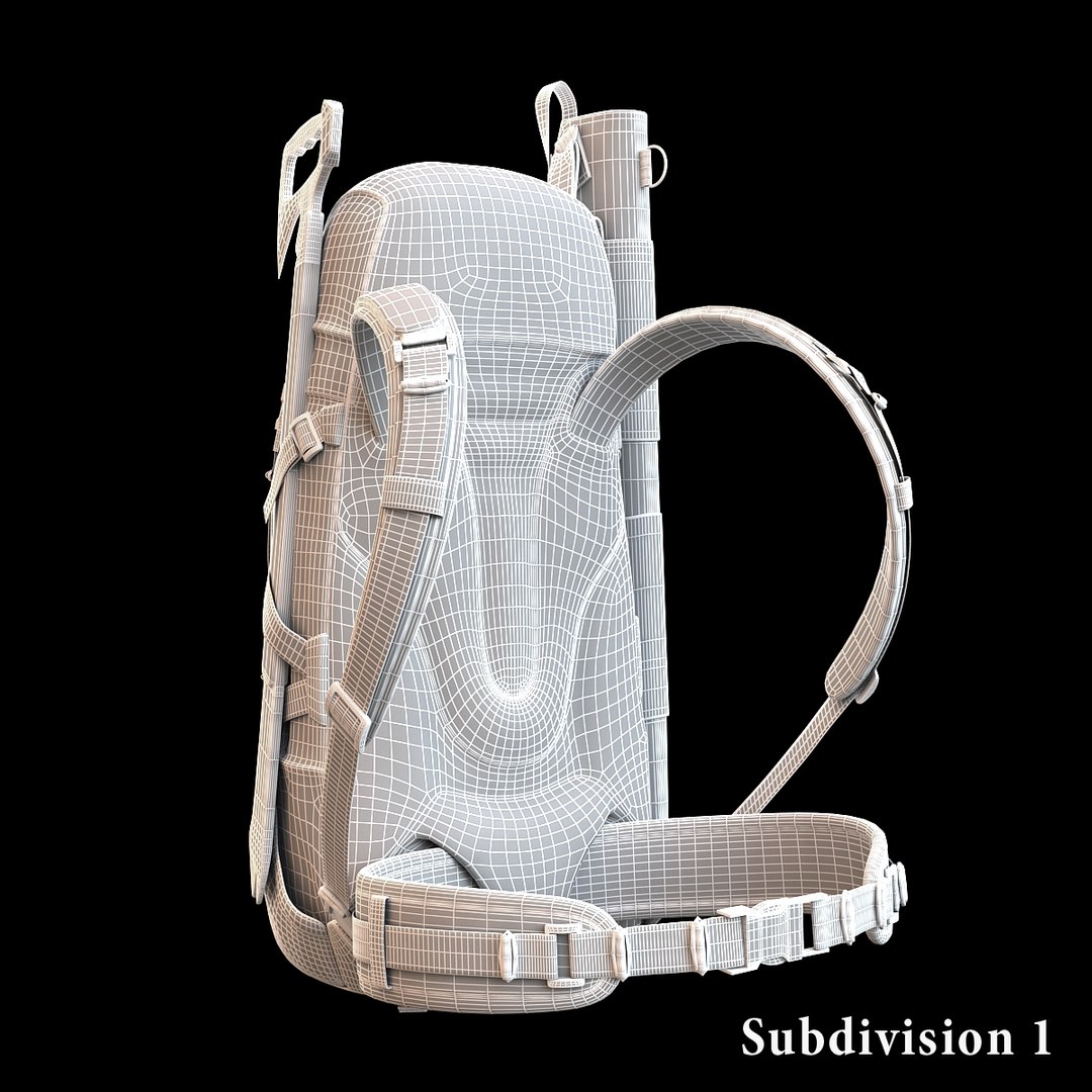 Survivor S Backpack 3d Max