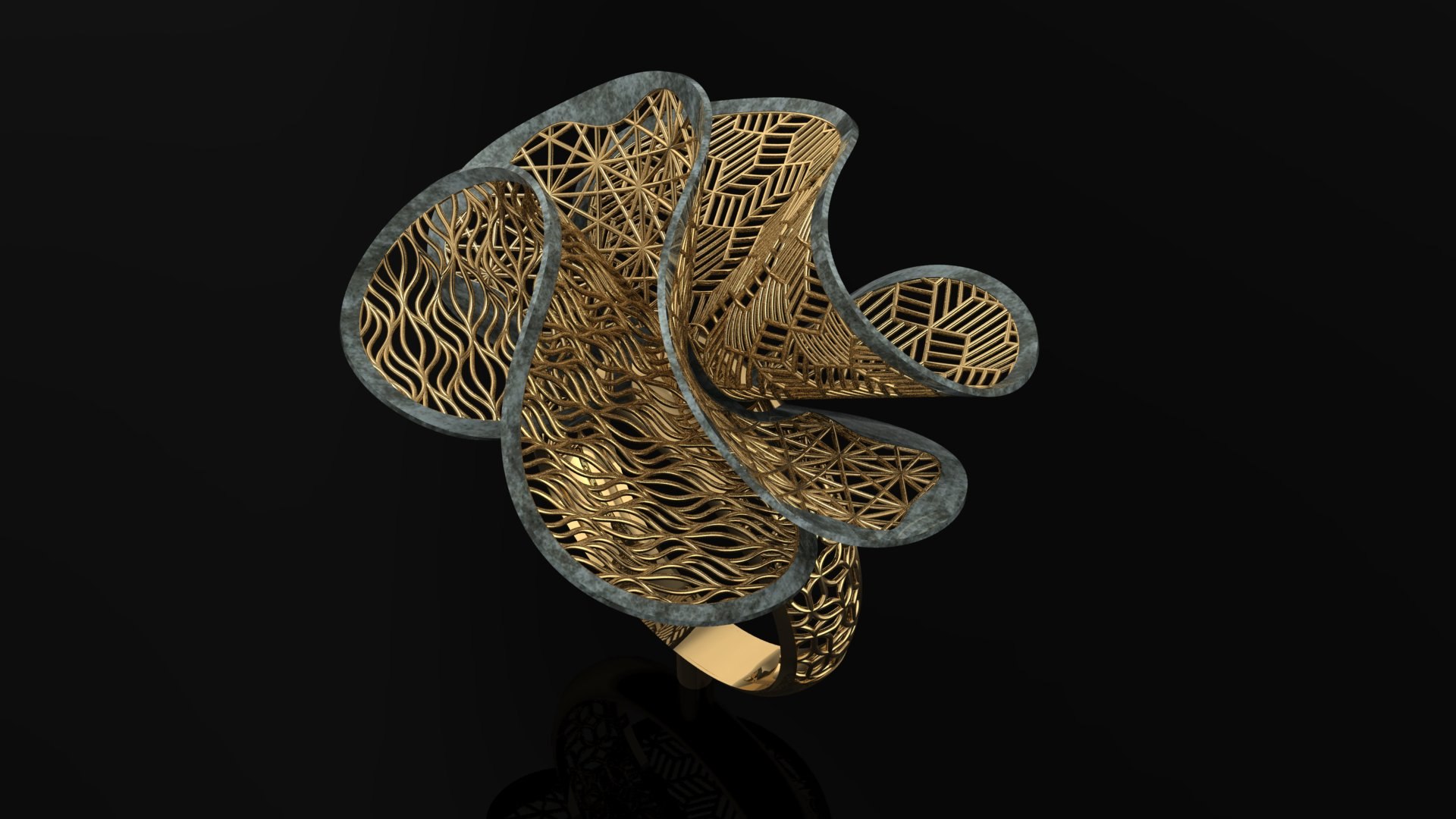 Gold Ring 3D - TurboSquid 1697646