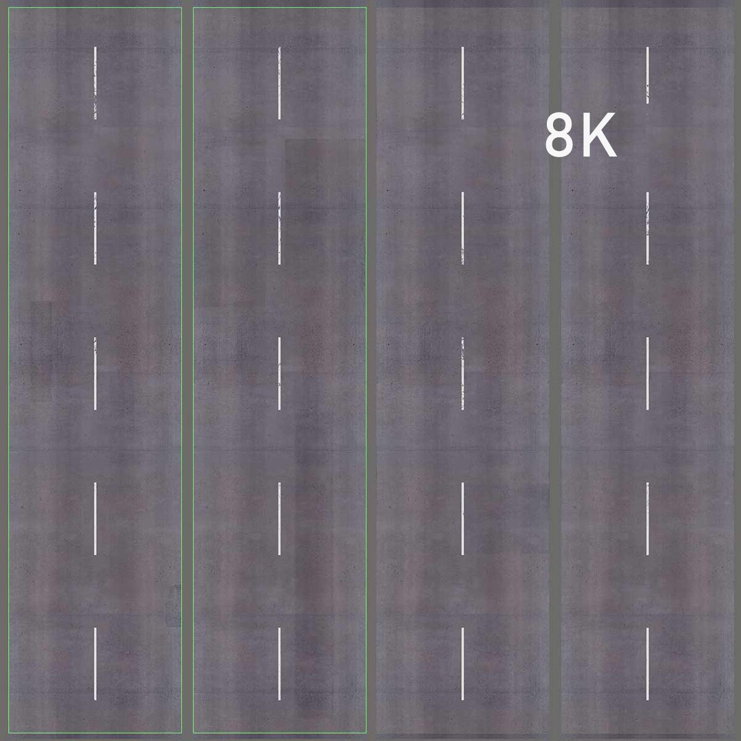 3D Highway PBR - Kit Of 5 Models And Construction 11 - TurboSquid 2263460