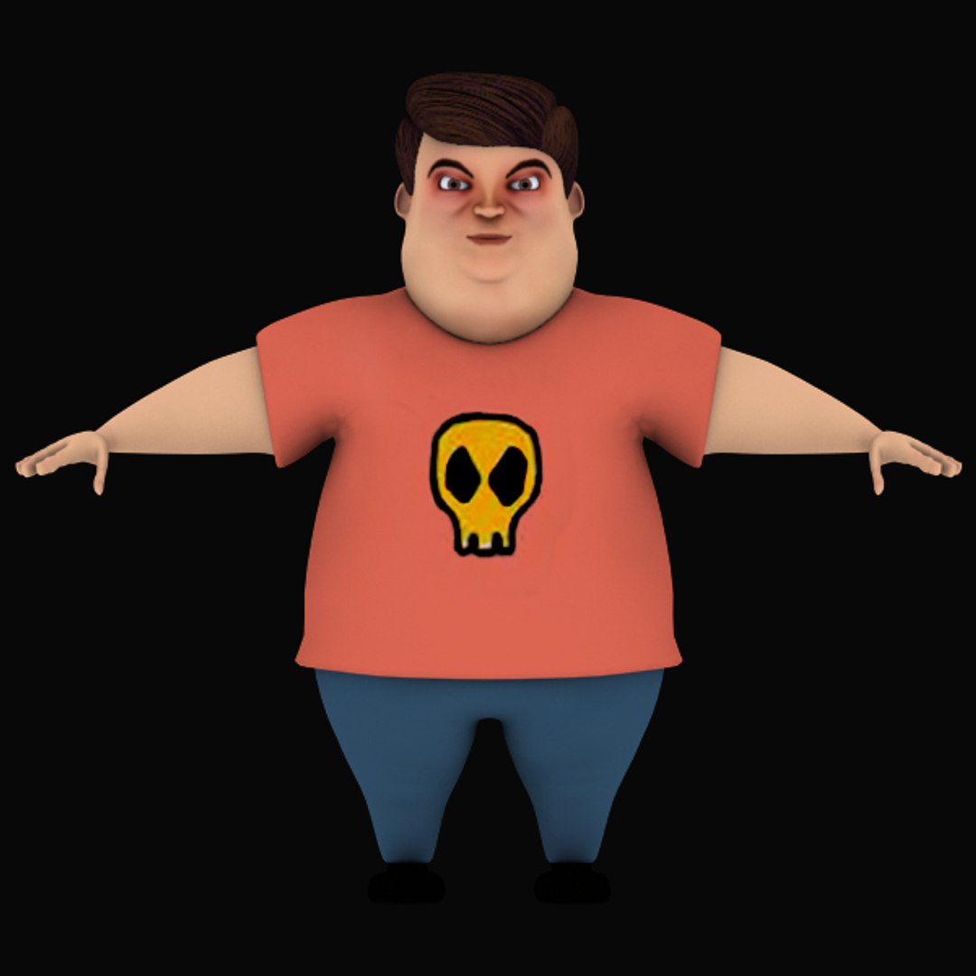 3d Model Fat Boy