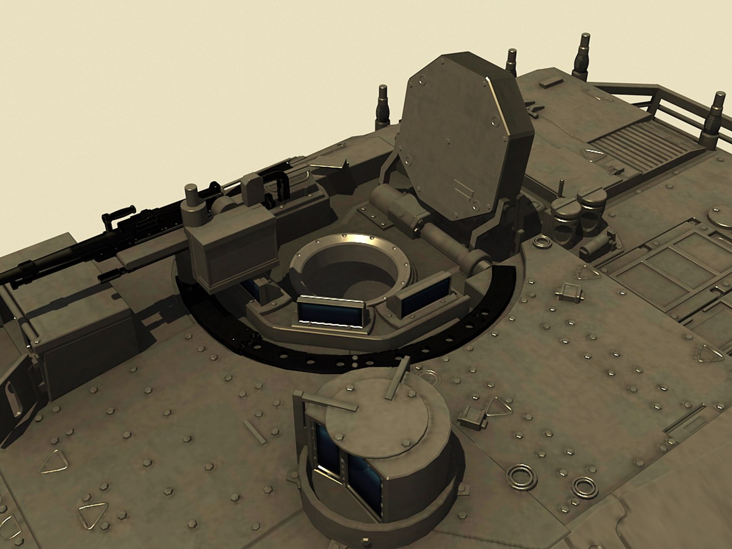 3d Merkava Mk Iv Battle Tank Model