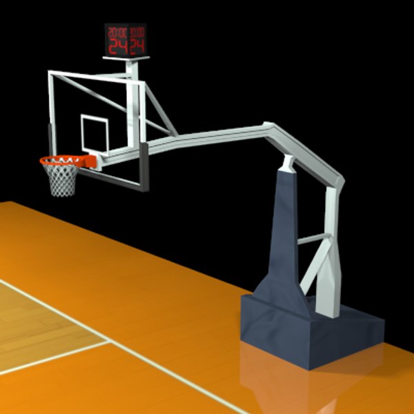 3d men pro basketball courts