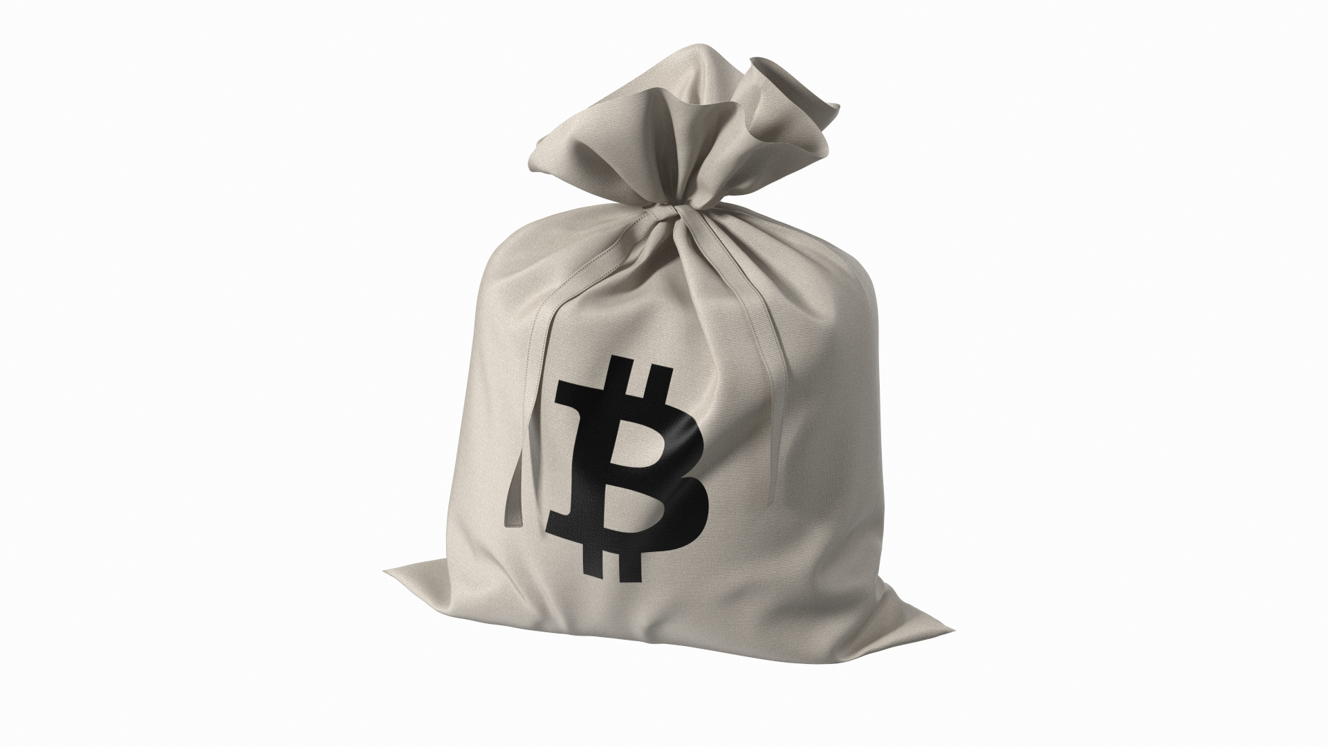 Money Bag Bitcoin 3D - TurboSquid 1827179